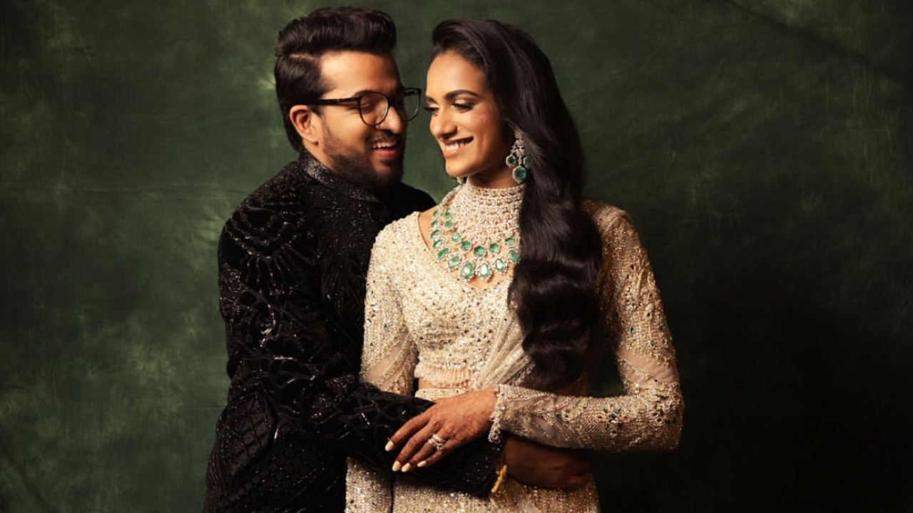 PV Sindhu and Mrunal Thakur Shine at the Reception with Stunning Ethnic ...