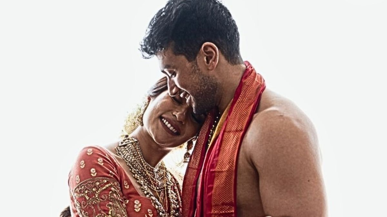 Kalidas Jayaram and Tarini Kalingarayar Share Adorable Wedding Moments ...